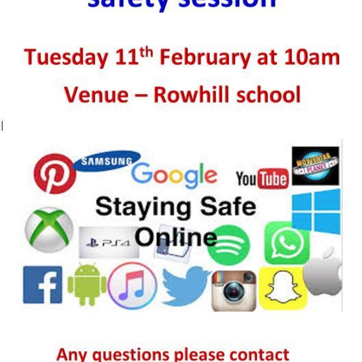 Rowhill School - Online safety