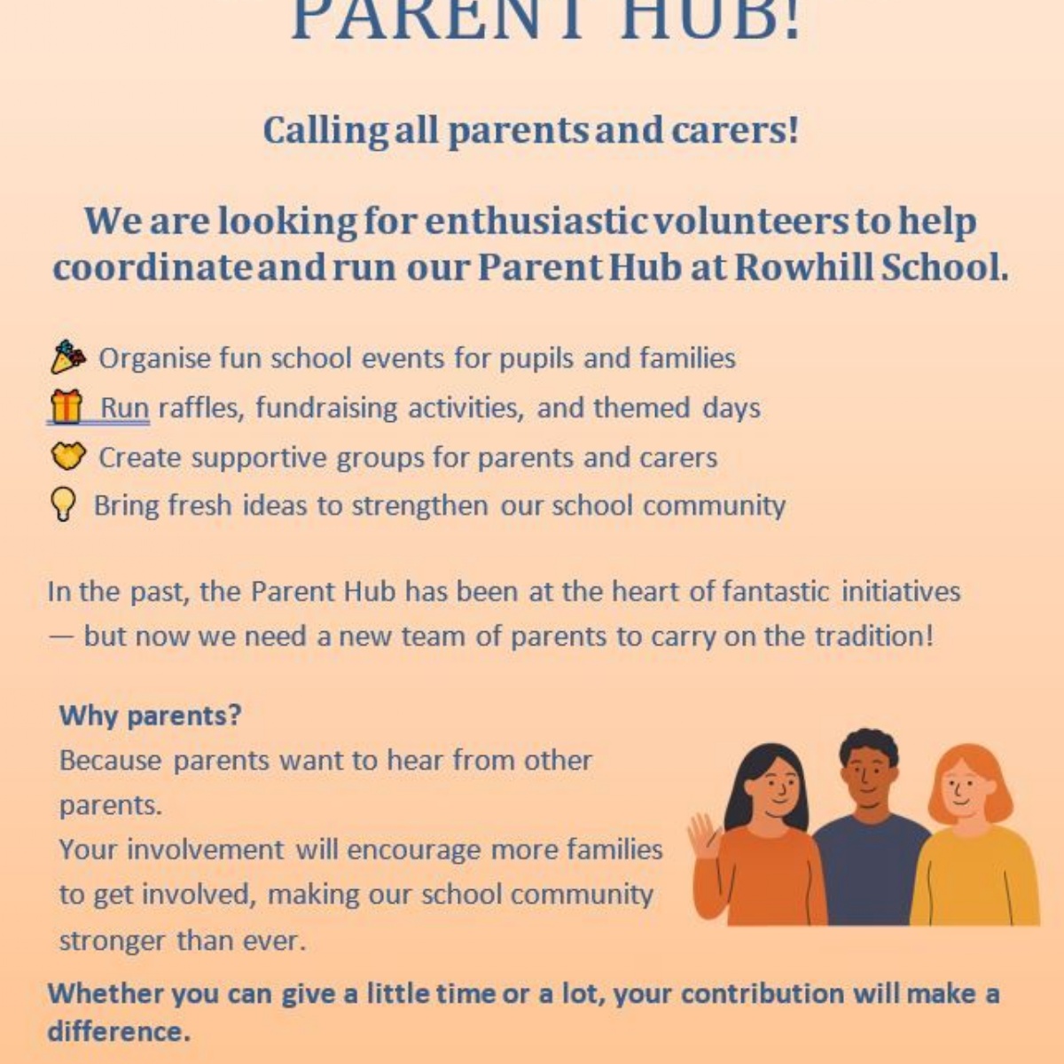 Rowhill School - Parent hub