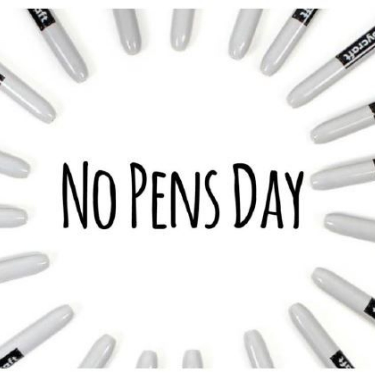 Rowhill School - No Pens day